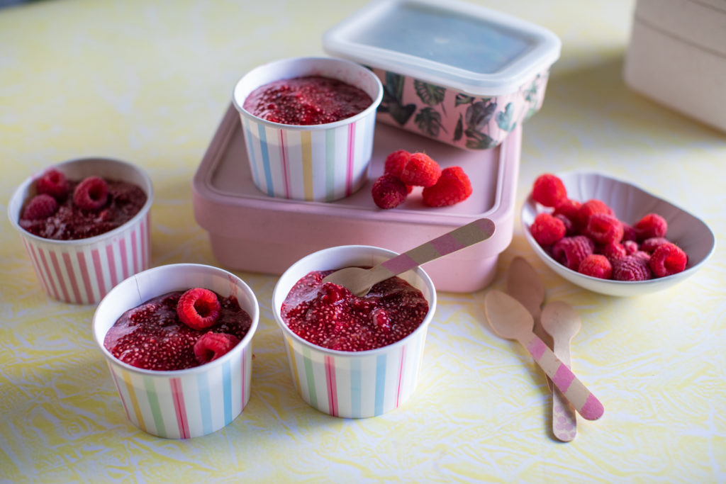 THREE VEG AND MEAT – Recipe: Raspberry ‘Jam’ Pudding - KARA