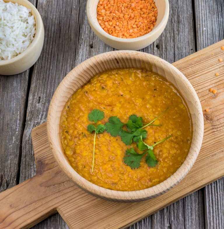 Dhal of Coral Lentils with Coconut Milk - KARA